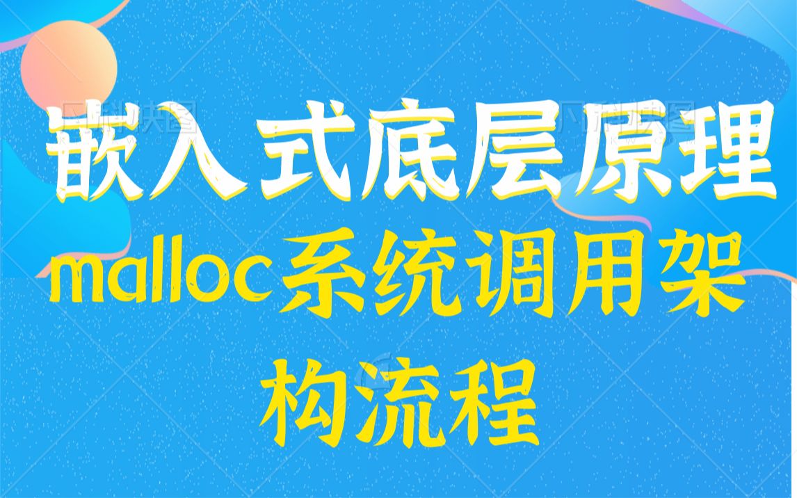 【嵌入式底层原理开发】Linux内核malloc系统调用架构流程|linux系统...
