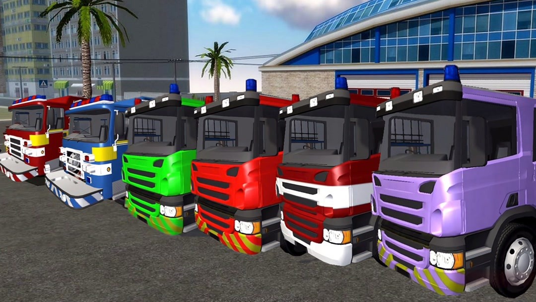 【永哥玩游戏】消防车消防员城市模拟救援