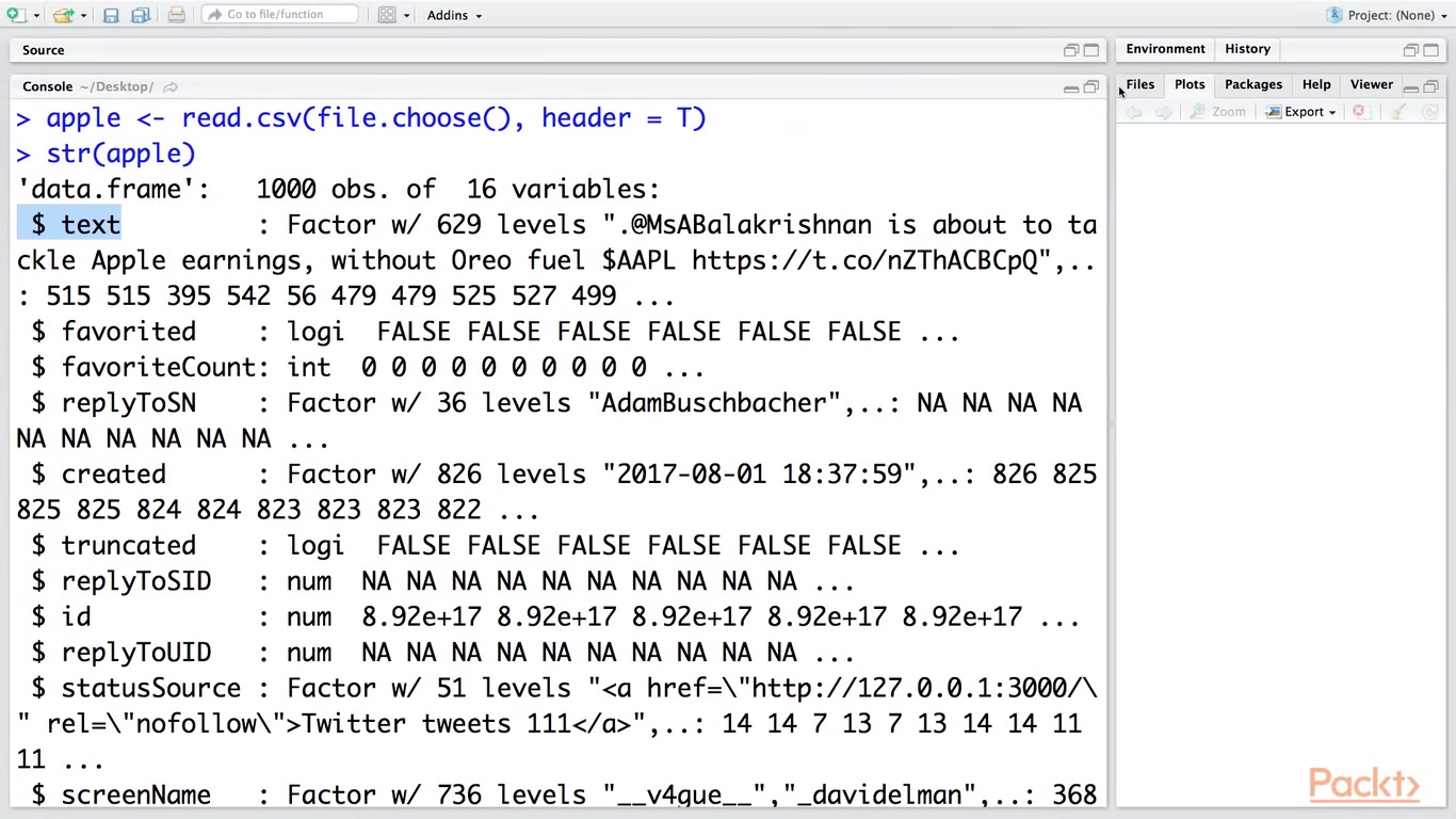 【课程】使用R整理非结构化数据