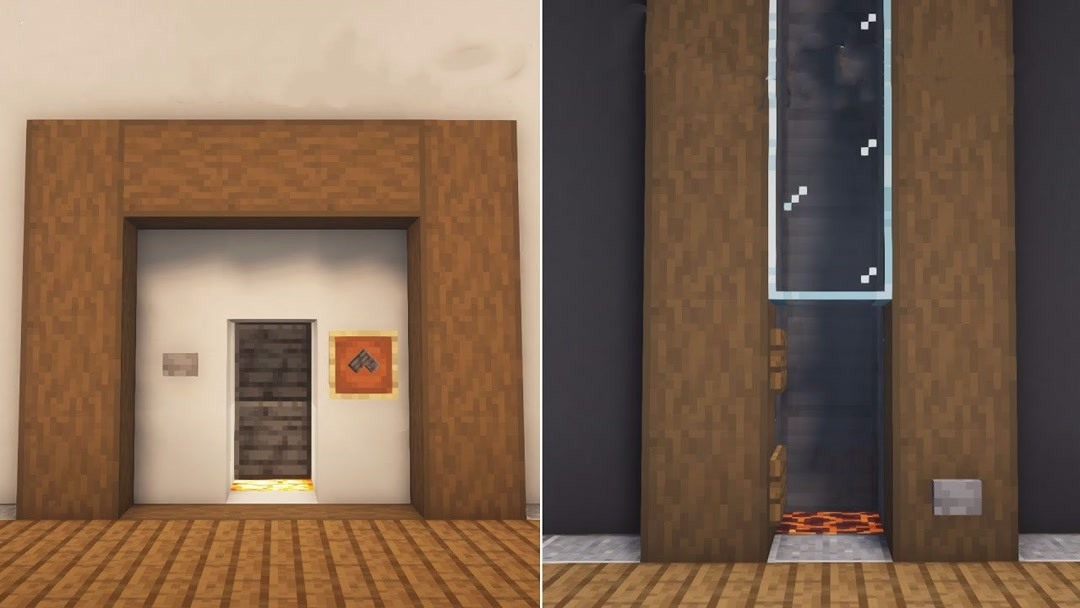 在我的世界动画中简单的生存电梯设计制造
