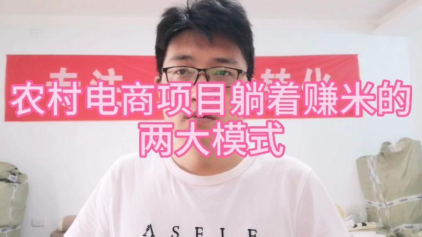 农村电商县域电商项目,躺着赚米的2大模式