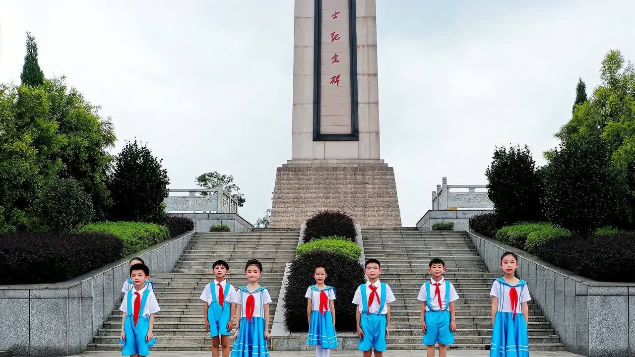 湖南省省道县第五小学学生朗诵《争做新时代红孩子》