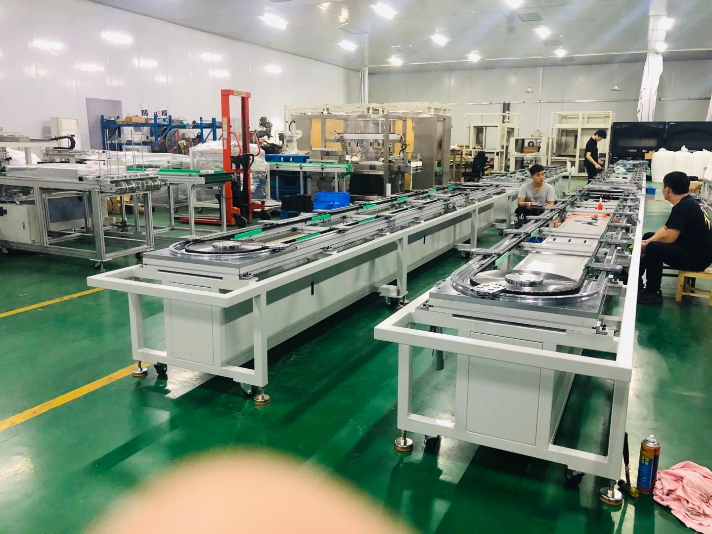 环形导轨自动化设备非标设计一路走来装配调试输送线非标自动化