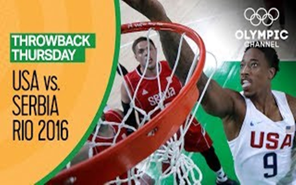 2016里约奥运会男篮小组赛 北美病夫USA vs 塞尔维亚