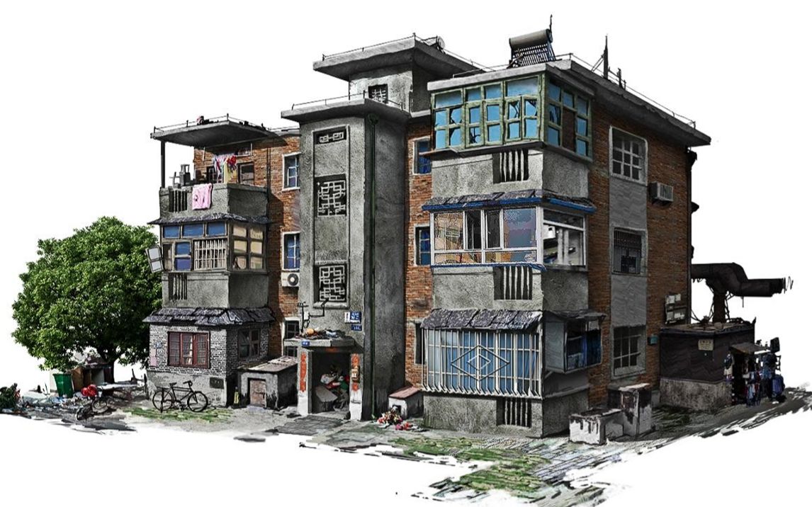 【Maya场景建模】次世代写实老房子制作,高模布线结构讲解