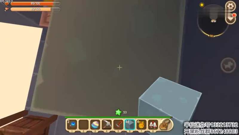 半仙迷你世界:一个方块生存04期,石块也得买?半仙直接造个刷石机