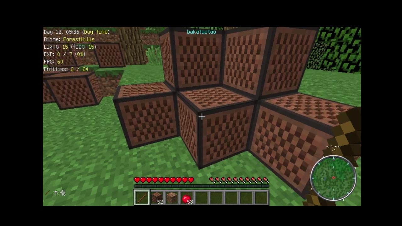 在mc用木棒敲了Undertale里的旋律