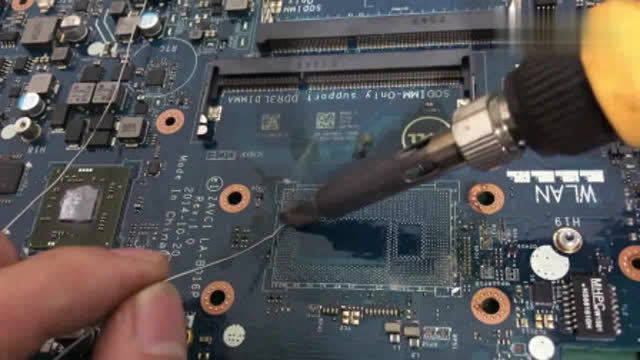 笔记本焊接电脑CPU坏了能否维修,看了这个...