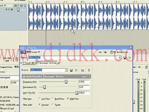 virtual dj教程15,DJ常用效果器的包络线的使用方法(03)