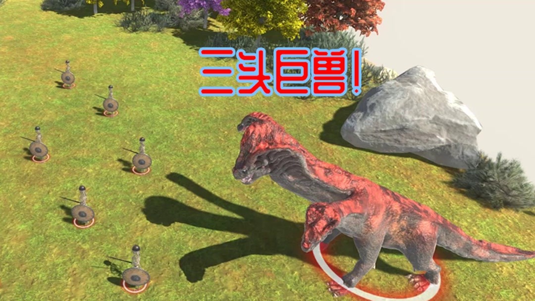 动物战争模拟:死亡军团和三头巨兽,斯巴达勇士能战胜它们吗?
