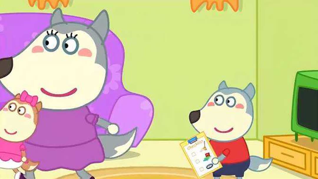 妈妈出门前交给小狼一张任务表,小狼能顺利完成任务吗