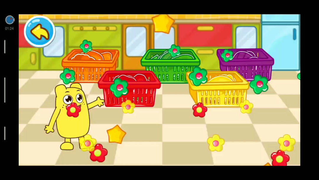 咕力咕力 黄咕力认识颜色区别果蔬游戏