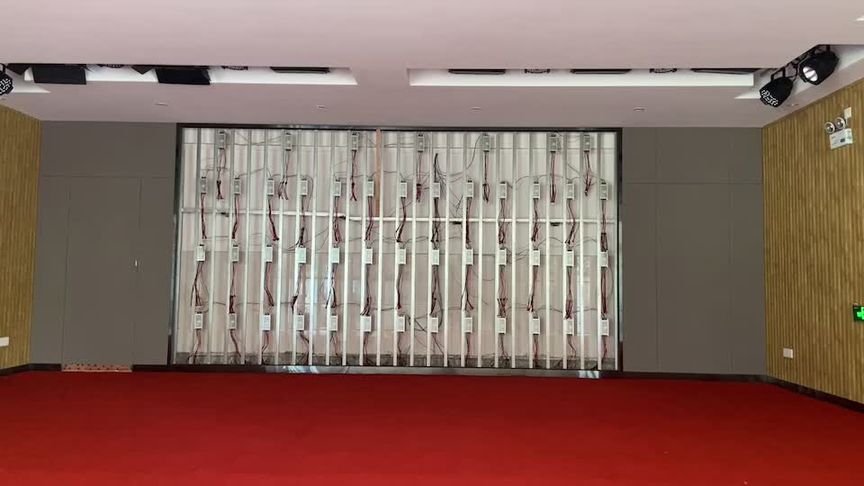 #工程案例 #高端全屋定制 学校小礼堂装配硬包!