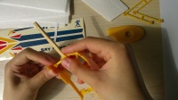 航模双翼手掷飞机