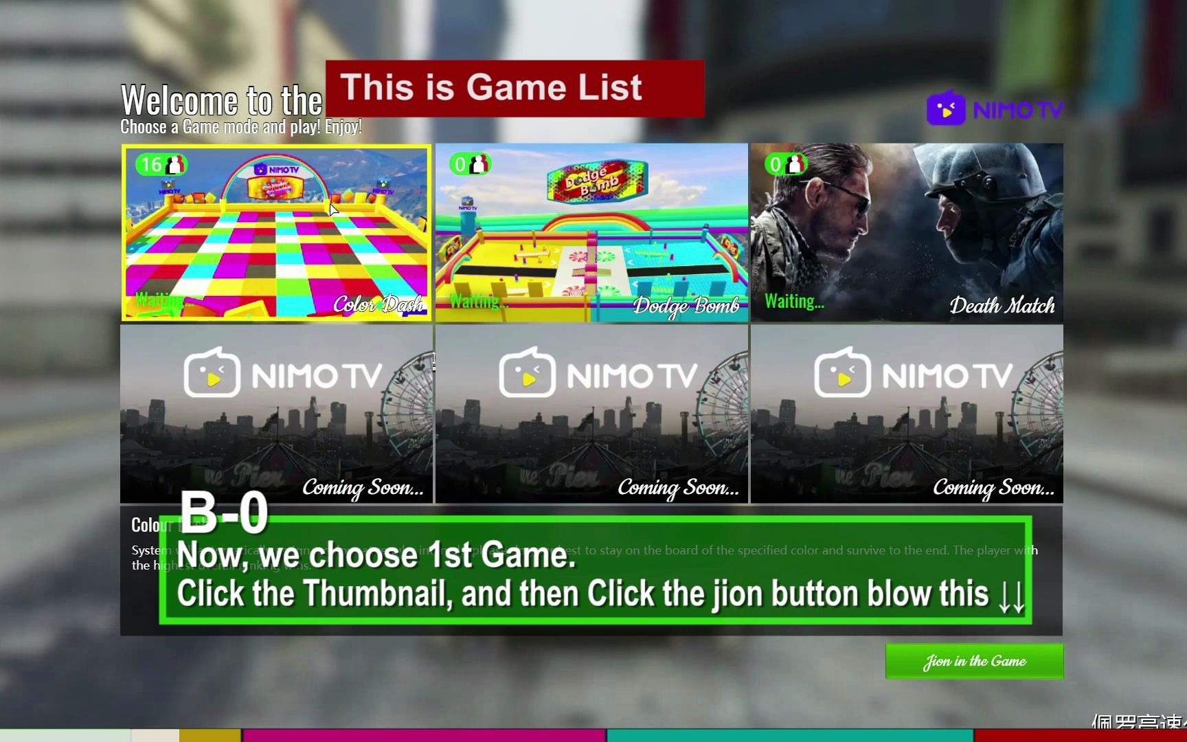 Frb team showcase-3 game mode3
