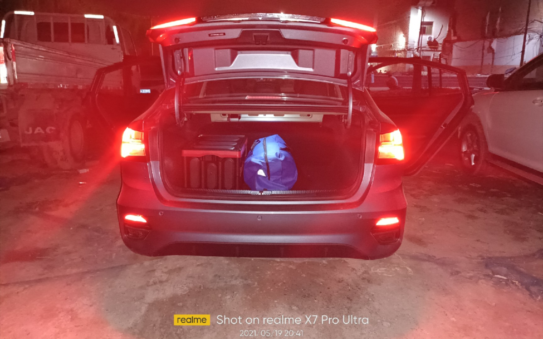 荣威全新i5自动钻石版首次夜试