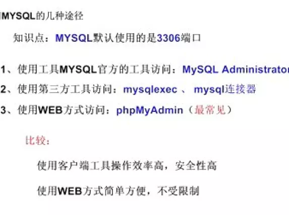 8.Mysql简介