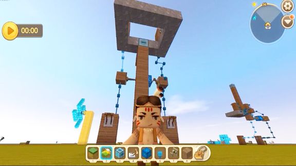 飞龙解说 迷你世界 全自动电梯做法教程 第122集