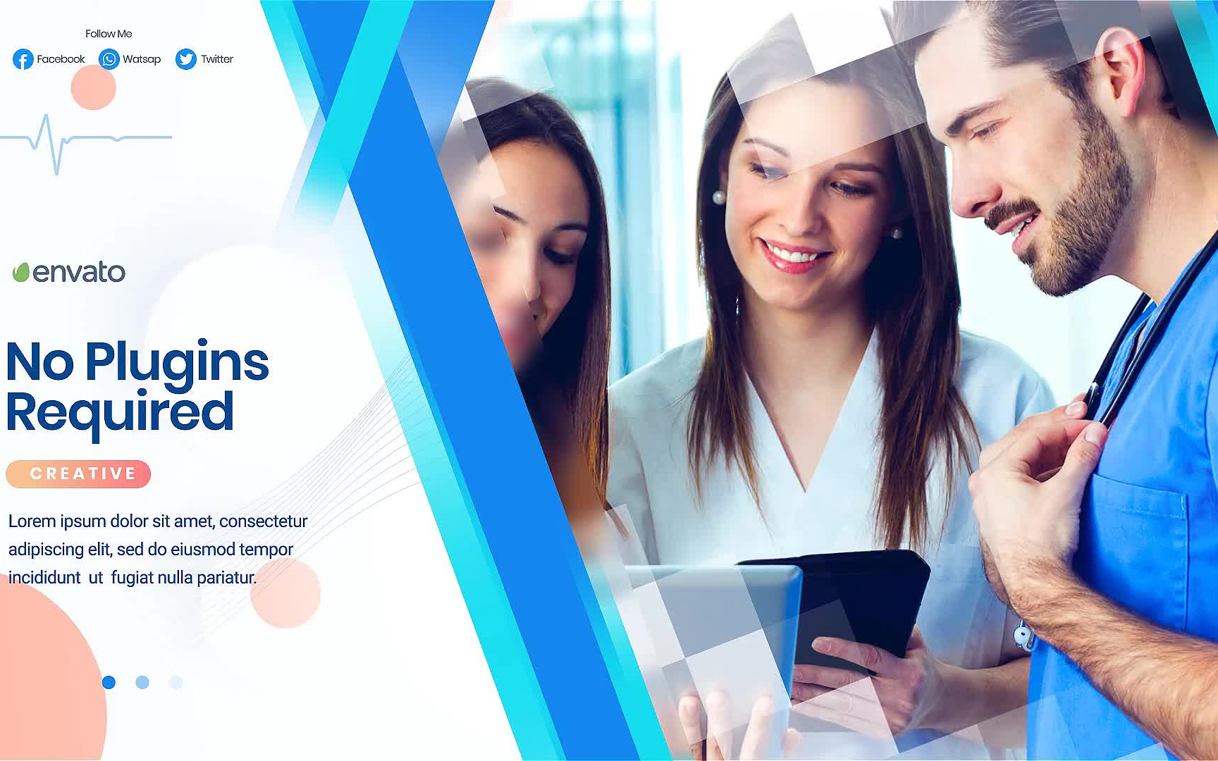 AE模板-医疗介绍医院介绍视频模板公司企业商务团队人物介绍产品...