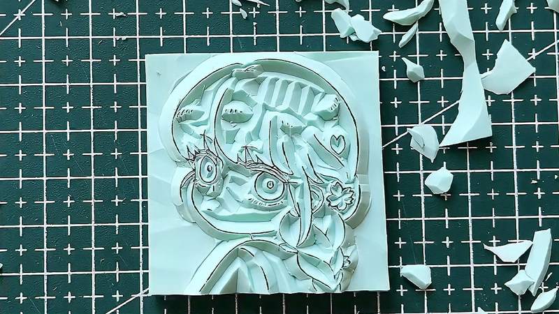 「橡皮章」跟大家分享一些我早期雕刻。评论区投稿图片/文字/头像