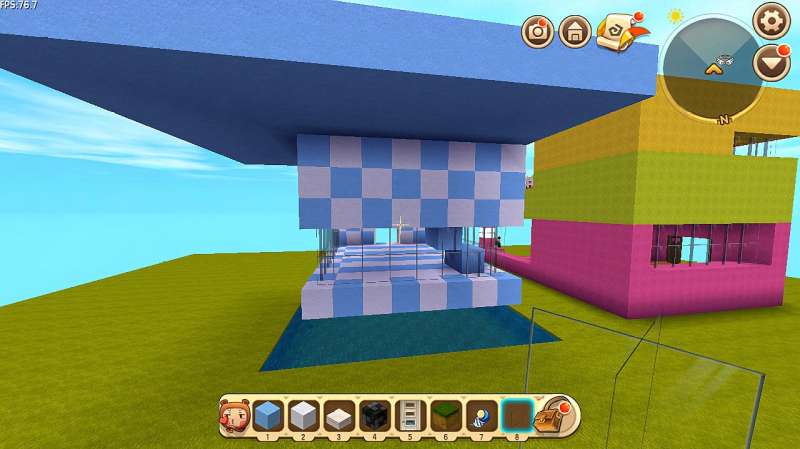 迷你世界创造模式:果然光线好了整个屋子也会变得好看