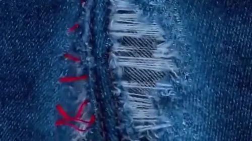 衣服破了怎么办,教你一种无痕缝衣针法,绝对看不出衣服坏过