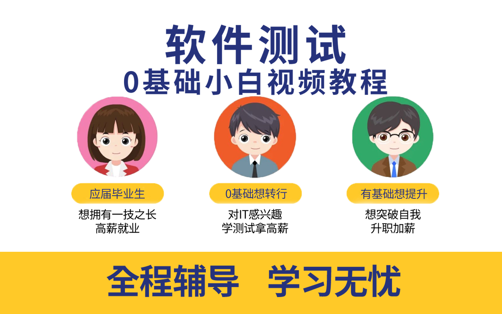 最新最全软件测试自学教程 0基础小白软件测试入门详细教程