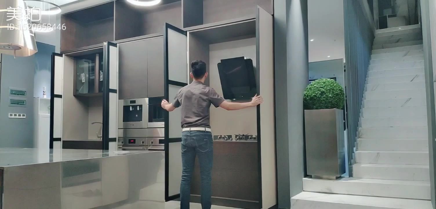 德国SCI 橱柜 隐藏式推拉门 进口厨电 SCI KUCHE