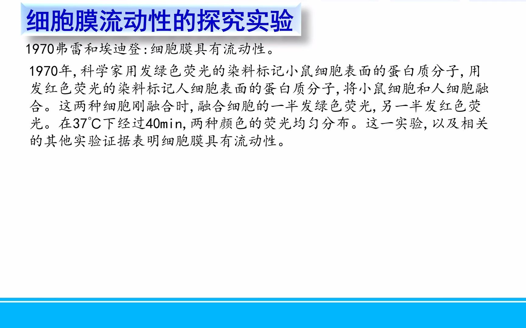 高中生物一轮复习微课2.7.6细胞膜流动性的探究实验-171