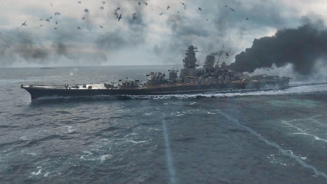 海战电影,标志着日本二战彻底失败,世界最大战列舰大和号覆亡