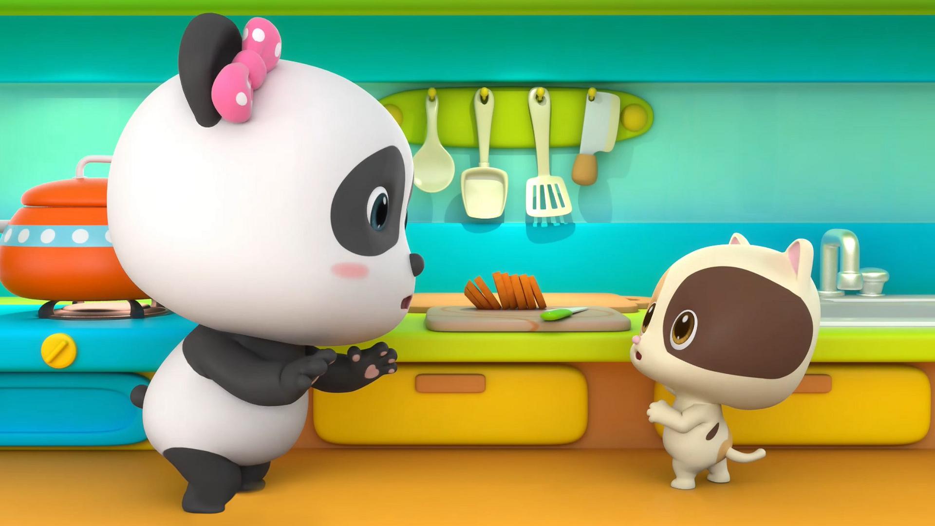 宝宝巴士好习惯养成,厨房安全歌,小朋友在厨房的时候,要注意哪些安全呢