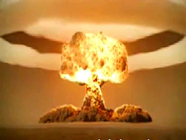 核弹爆炸视频:氢弹爆炸完整过程