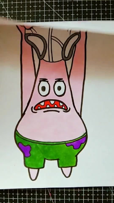 派大星干嘛呢? 简笔画简笔画教程