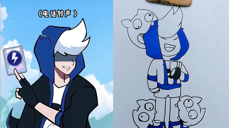 你有这样玩过游戏吗?看动漫学画画 手绘