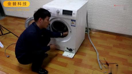 西门子滚筒洗衣机门锁更换安装拆卸方法视频