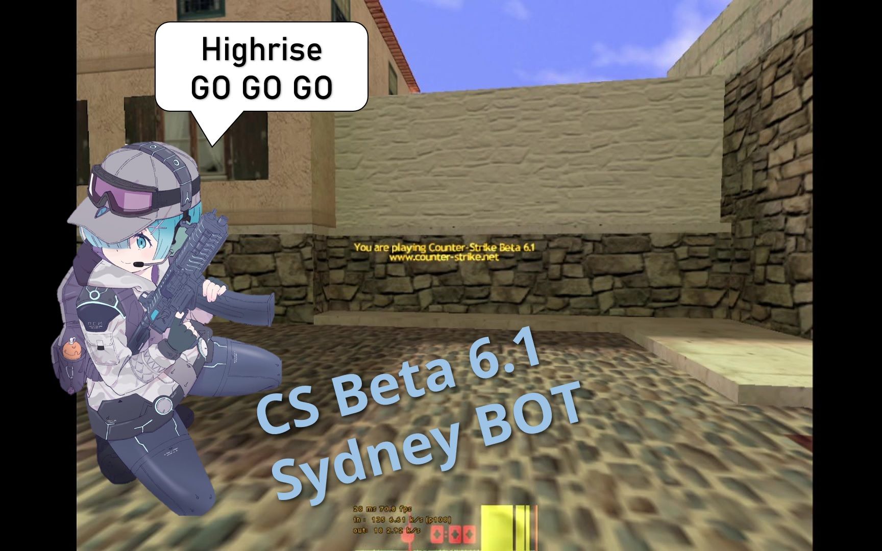 【Allenw阿伦王】CSbeta 6.1 悉尼 Highrise BOT 人机服,高ping外国...