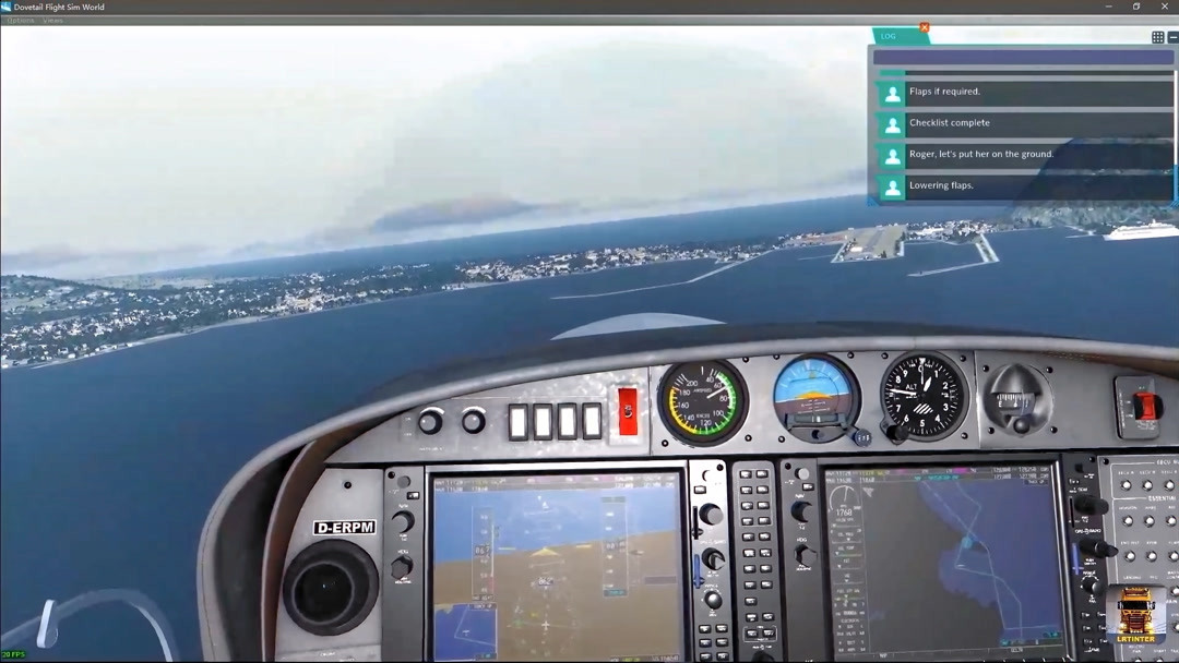 飞行模拟世界40轻型飞机机场进近1