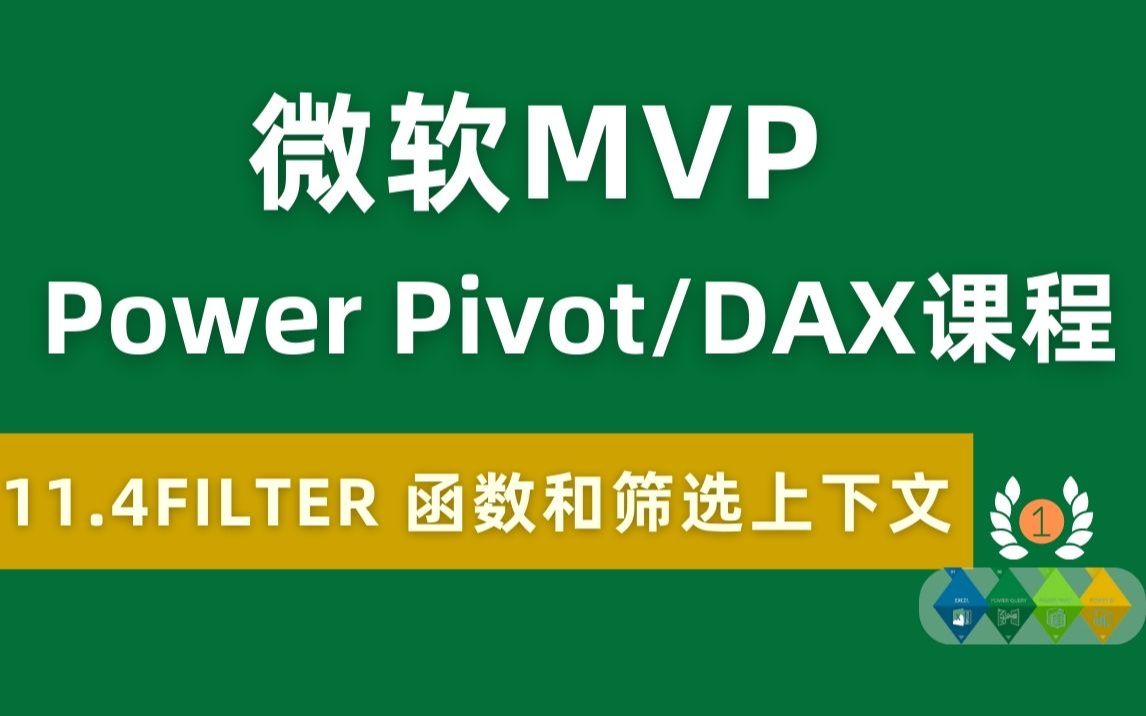 Power Pivot/DAX 全球最受欢迎付费课程 11.4 FILTER函数与筛选...