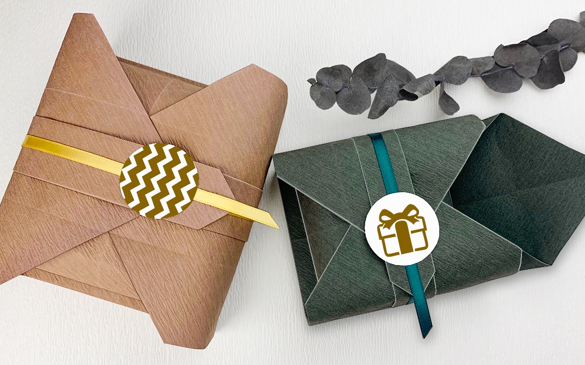 礼物包装 | 礼物包装创意+折纸盒教学