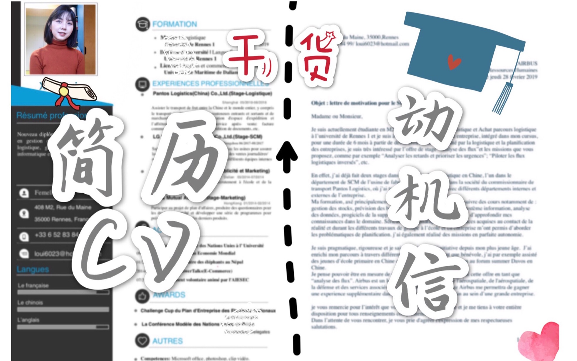 Loui’干货| 如何写简历和动机信| CV&LM| 模版