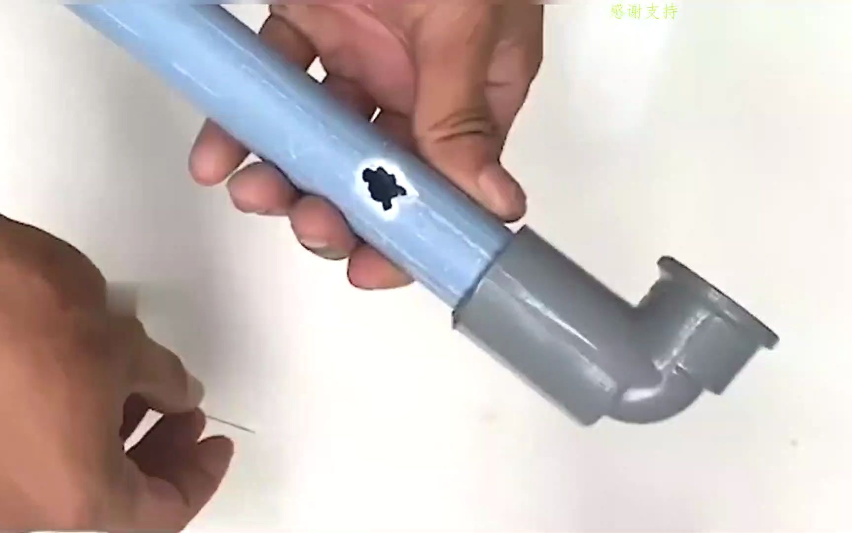 PVC水管漏水巧妙的修补方法