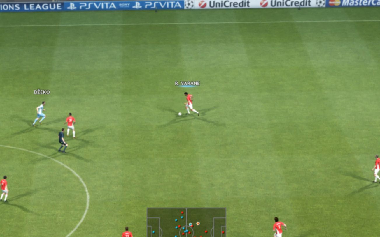 实况足球录像:173欧冠4强赛第1回合阿森纳客场vs曼城