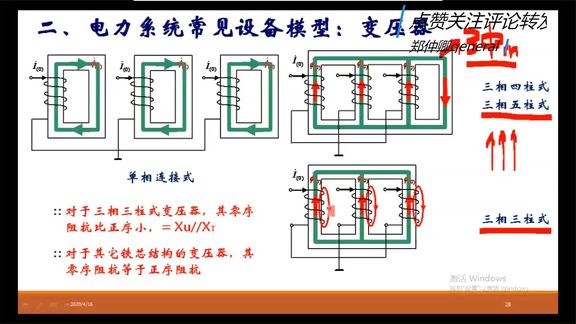 电力系统一次设备模型及参数计算(变压器4)