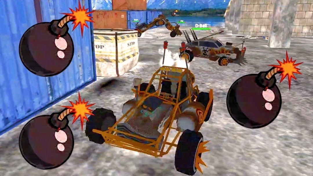 车辆模拟碰撞锦标赛 碰撞比赛变成了传炸弹的比胆量挑战