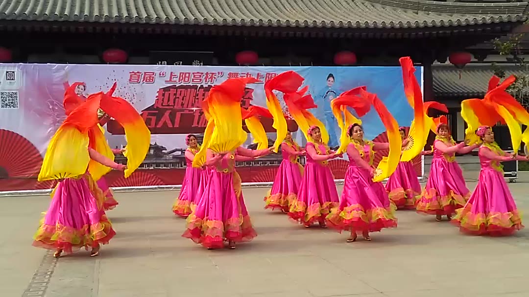 2017.3.11洛阳上阳宫广场舞比赛132代表队