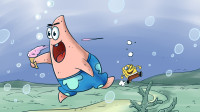 【儿童创意简笔画】派大星抢了海绵宝宝的冰激凌创意儿童画教程