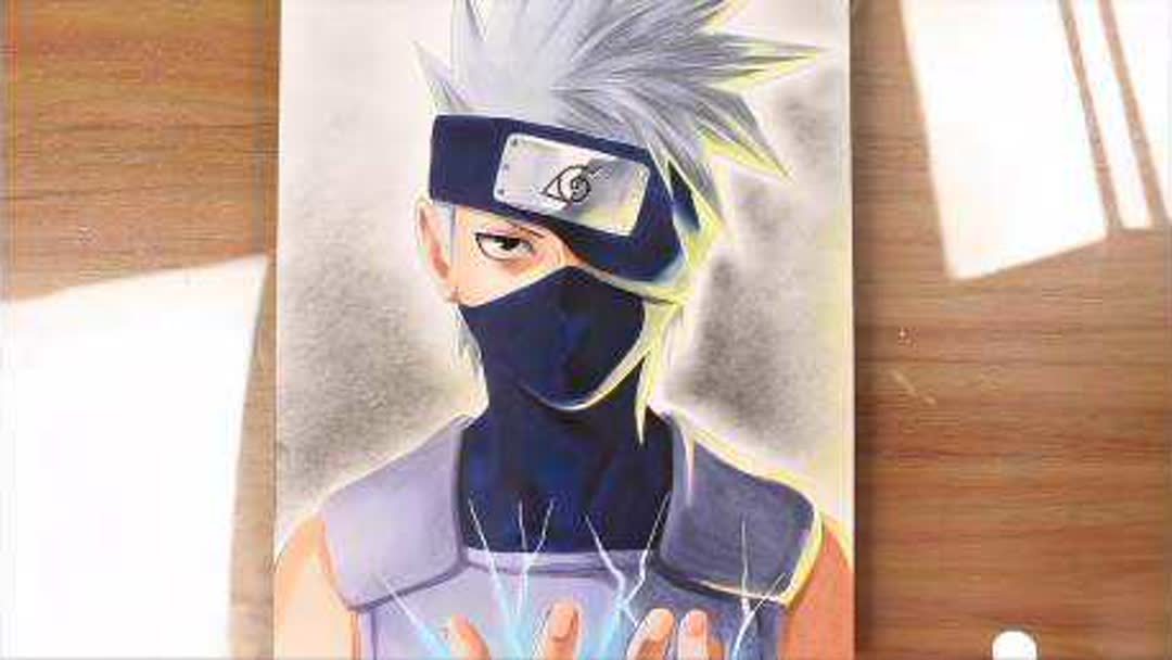 「手绘火影」暗部时期的卡卡西!雷切!