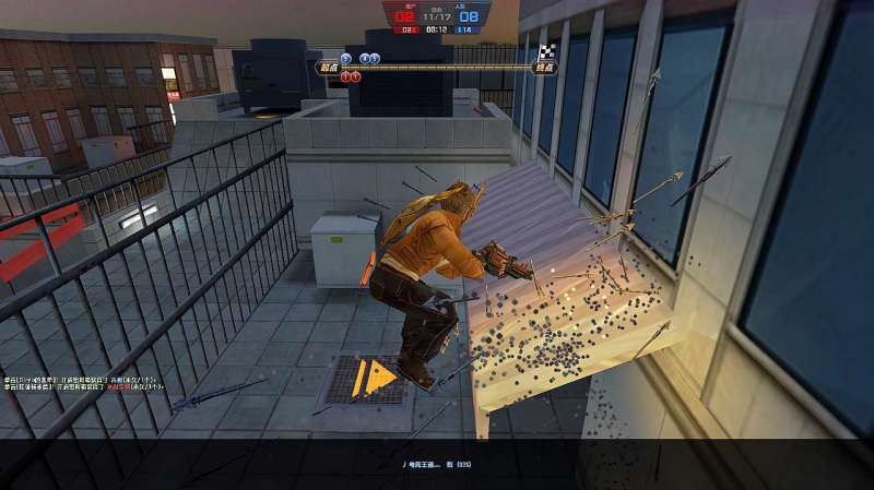 CSOL生化大逃杀,大佬用海皇跳飞檐走壁,这行进速度是开挂了吧?