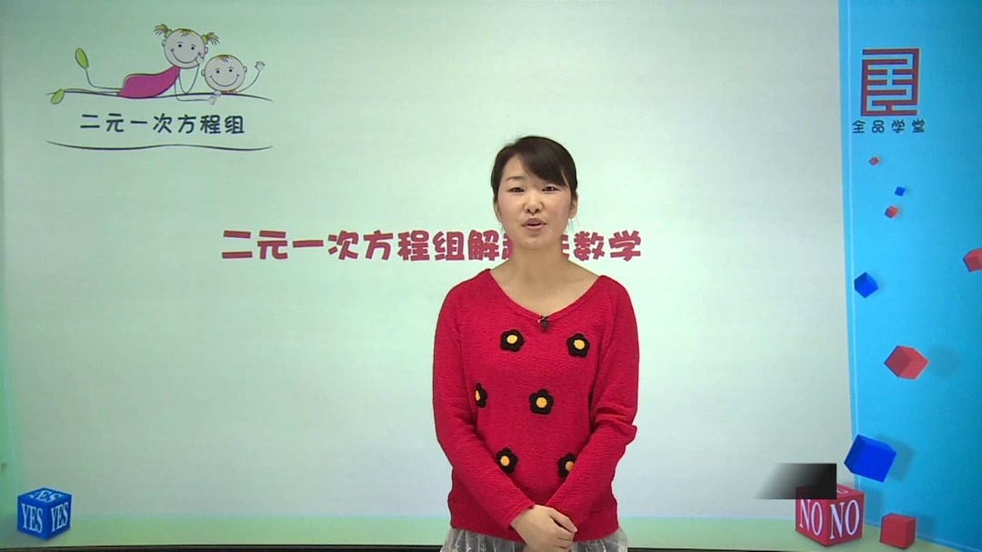 二元一次方程组解趣味数学