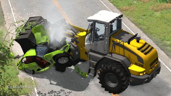 BeamNG#模拟高速翻转碰撞跑车轿车各种车辆2